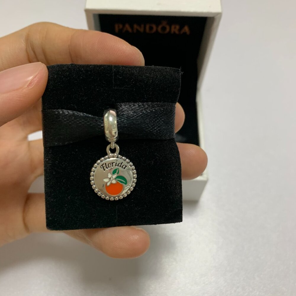 Pandora Florida Orange Blossom Exclusive Charm Pendant - Gem